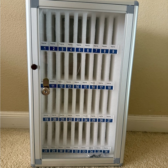 Other | Silver Phone Locker Cabinet With Lock And Key | Poshmark